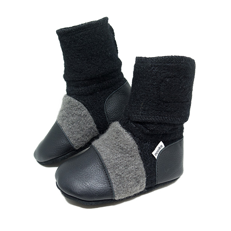 Eclipse Felted Wool Booties