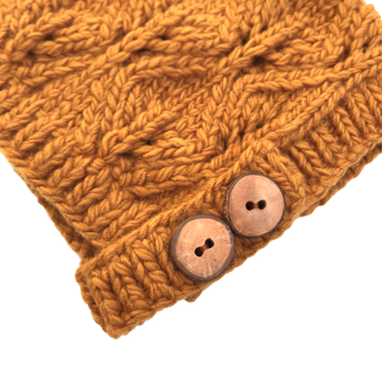 Golden Spruce Merino Wool Bonnet